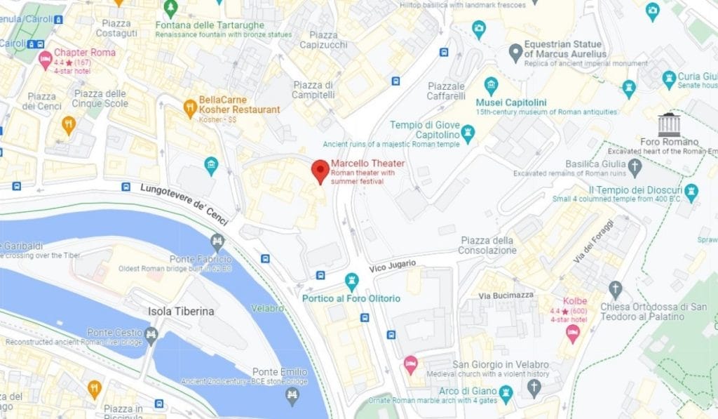 Theatre of Marcellus in Rome: Plan, History Facts & Tickets